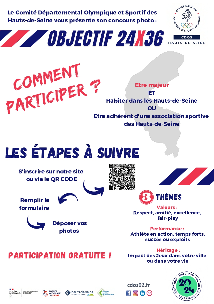 Participez au concours photo "Objectif 24x36" pour Paris 2024 - Ville ...