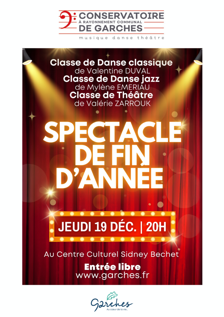 Grand Spectacle de Fin d’Année du Conservatoire - Ville de Garches